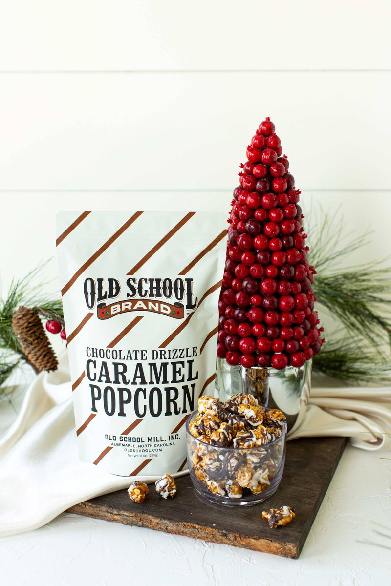 Chocolate Drizzle Caramel Popcorn – Lily and Sparrow