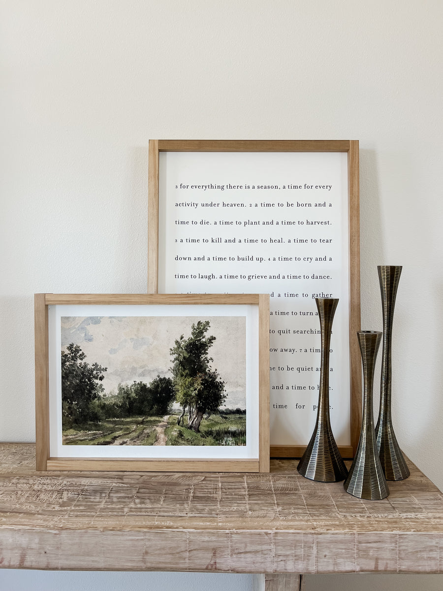 Lilliann, White Border - Wall Art – Lily and Sparrow