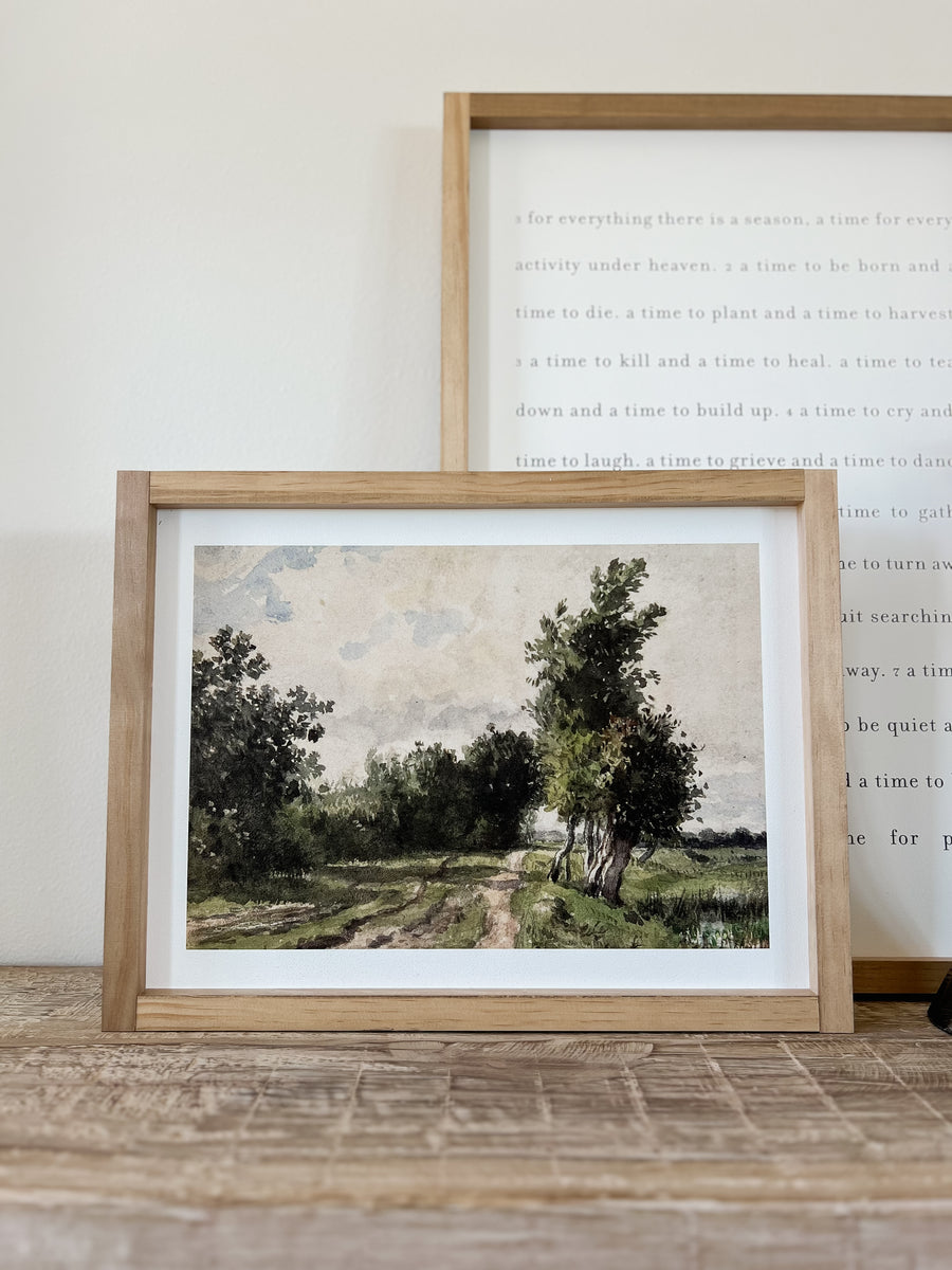 Lilliann, White Border - Wall Art – Lily and Sparrow